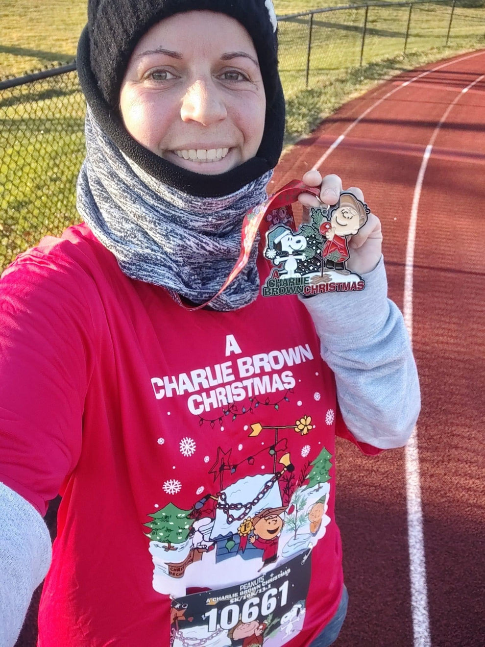 Charlie Brown Weihnachts-Finisher-Medaille - Medaillenlauf – Medal Dash
