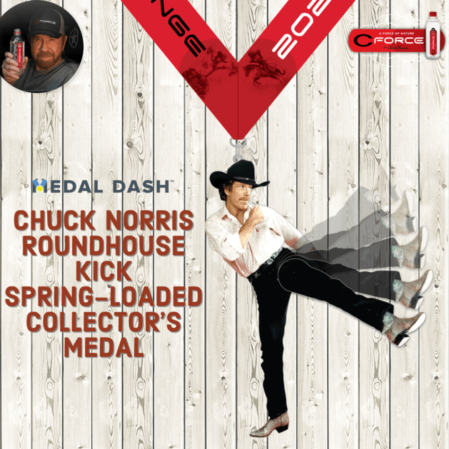 Chuck Norris Challenge Finisher Medal - Medal Dash